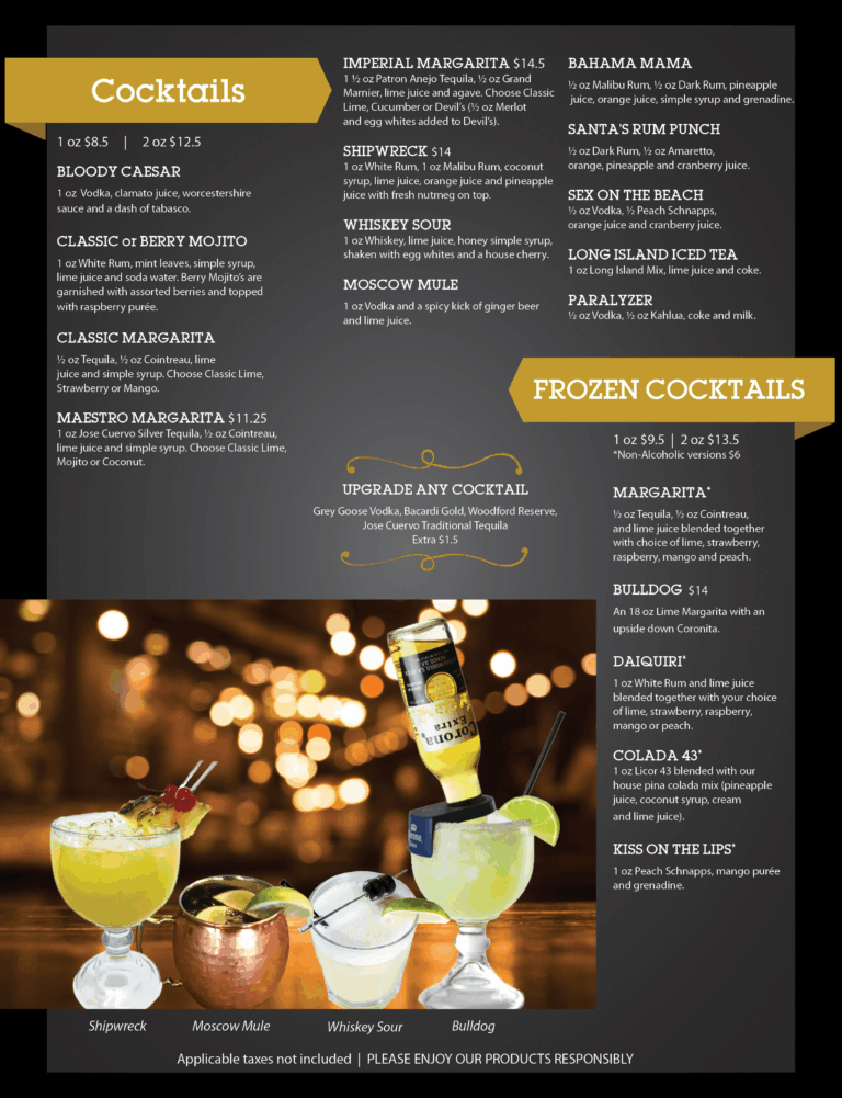 Corydon Dine In Menu - Santa Lucia Pizza