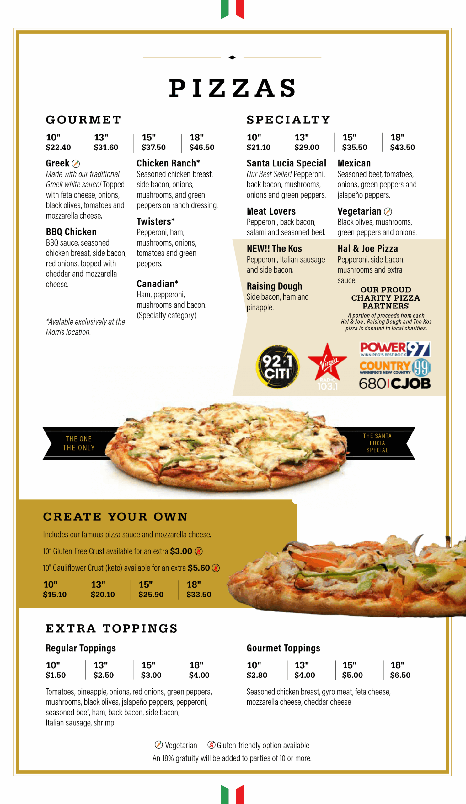 Morris Manitoba - Santa Lucia Pizza